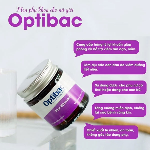Optibac tím có tác dụng gì? Giá bán và địa chỉ mua uy tín
